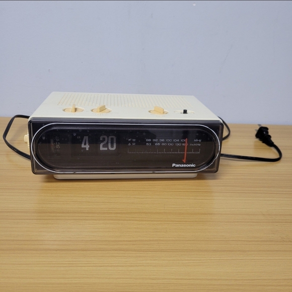 Panasonic | Other | Panasonic Flip Clock Radio Rc 60 Back To The Future ...